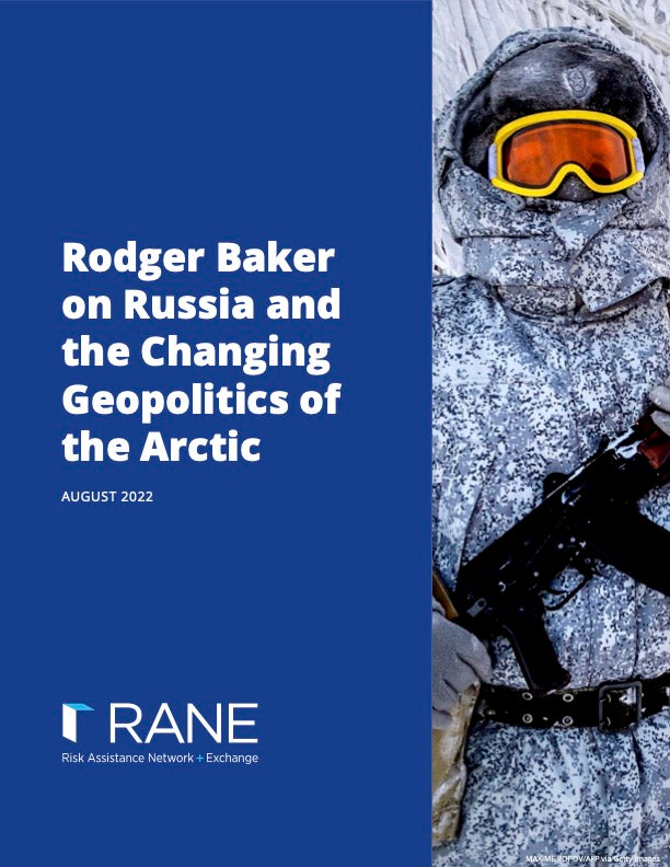Rodger Baker on Russia and the Changing Geopolitics of the Arctic ...